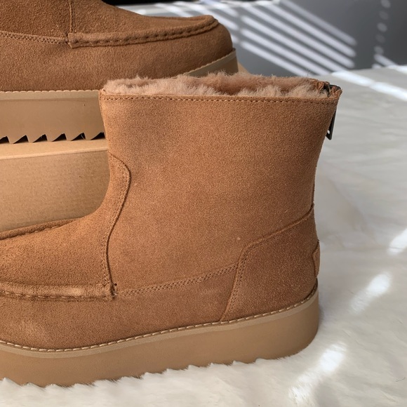 UGG | Shoes | Ugg Classic Rising Heel Zip Boot | Poshmark